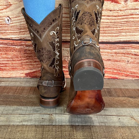 La Sierra | Shoes | Womens Western Rodeo Cowgirl Cowboy Leather Boots ...